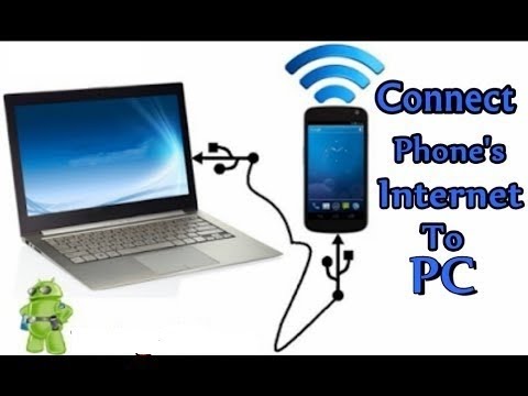 How to use Mobile internet on Pc or Laptop ll Share mobile Internet to ...