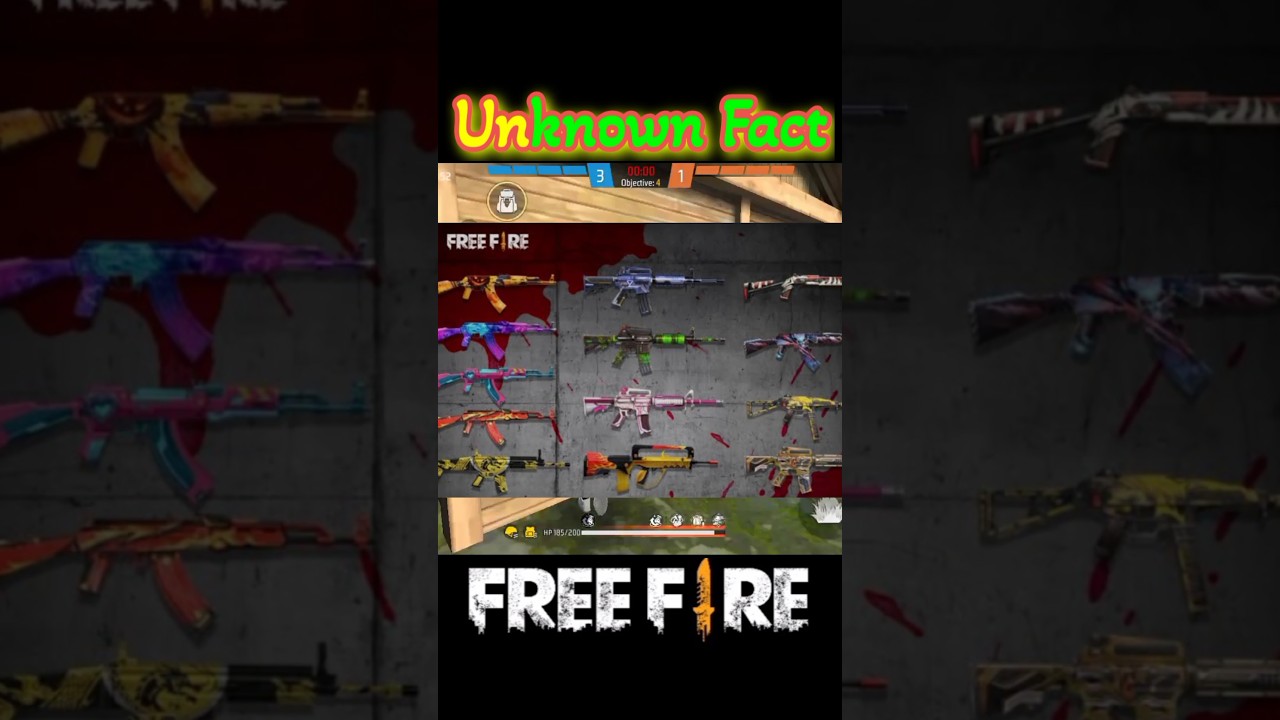 Top 3 Most Rare Gun Skin In Free Fire 🔥 || Which Is Best Gun Skin In ...