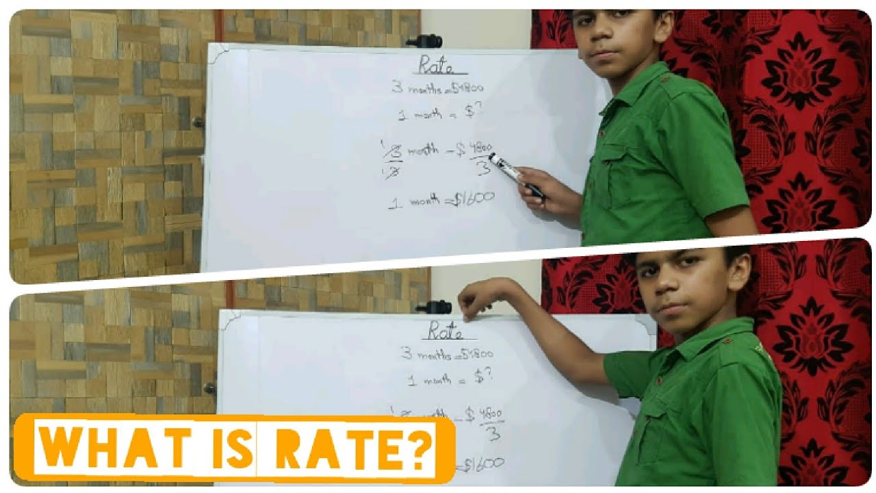 What is Rate? | explanation | By DEAR Ahmed - YouTube