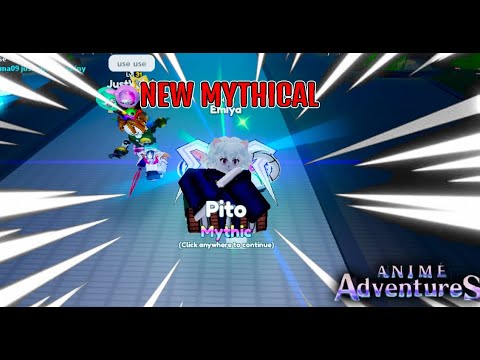 New Mythical Pito Showcase! Anime Adventures Roblox - YouTube