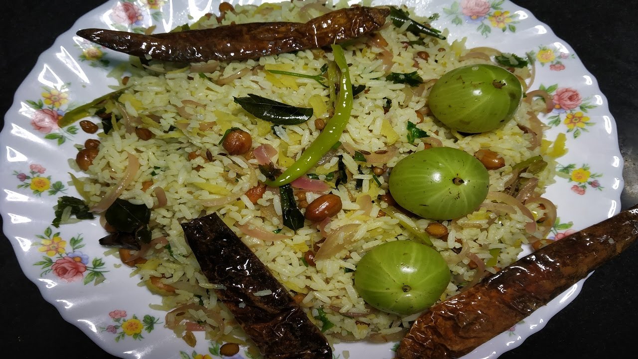 AMLA RICE RECIPE (ఉసిరికాయ రైస్) - Amla Rice - Usirikaya Rice ...