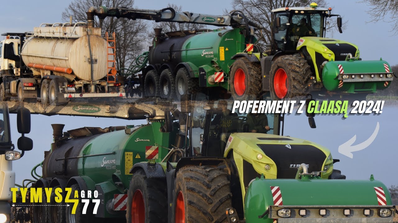 |Poferment z Claasą 2024?!😍 |Samson PG|| 28 HWD|4 Ciężarówki😎 - YouTube