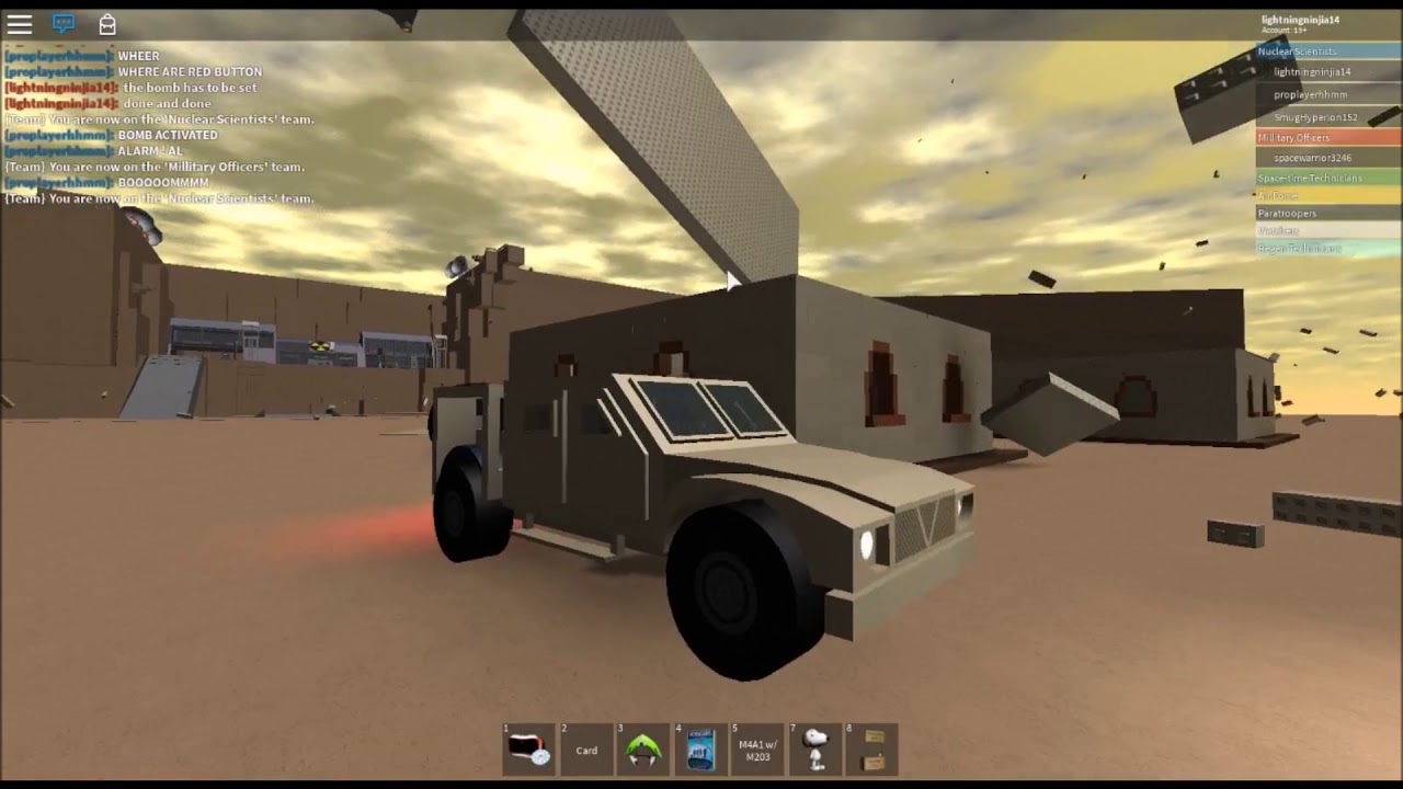 Roblox Play-Through: Nuclear Bomb Testing Facility - YouTube