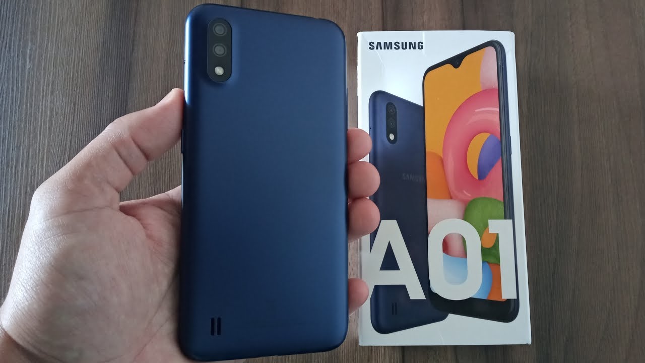 🔴Unboxing do Smartphone Samsung Galaxy A01 32GB - YouTube
