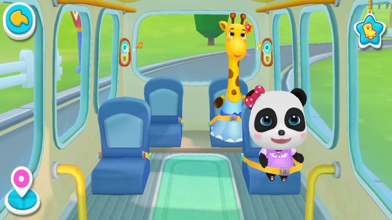 How to make game panda School Bus - YouTube