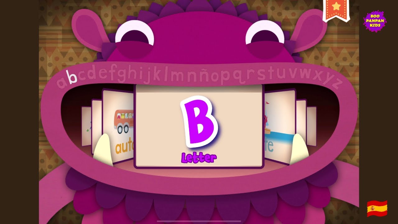 Endless Learning Academy: Reading & phonics Letter B Spanish ...