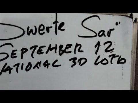 Hearing Today September 12 National 3D Lotto @Swerte Sar - YouTube
