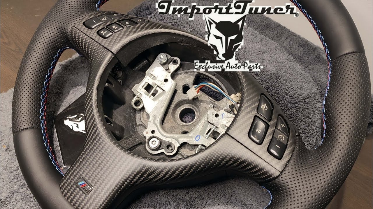 BMW M3 E46 carbon custom steering wheel - Volante BMW M3 E46 carbono ...