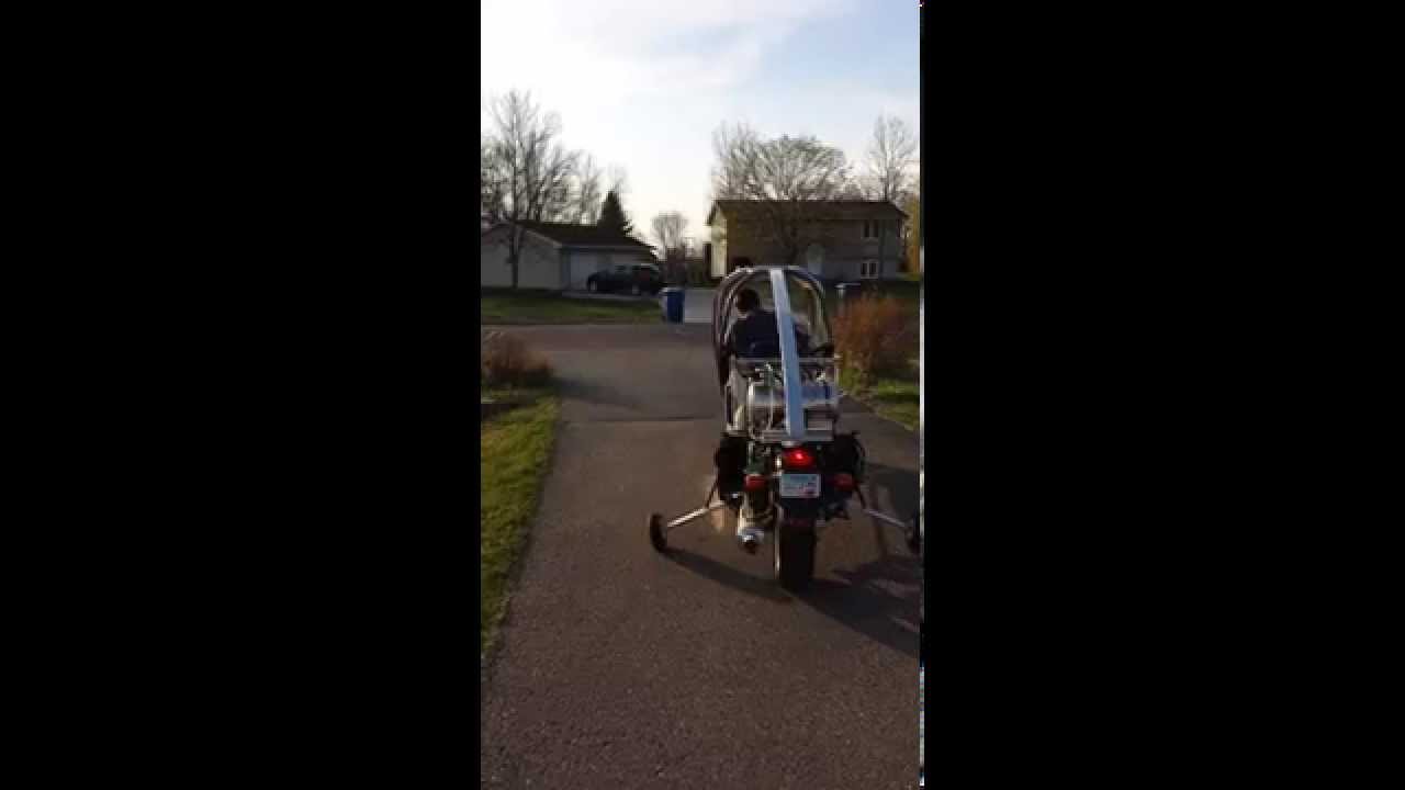 Cabin motorcycle test ride - YouTube