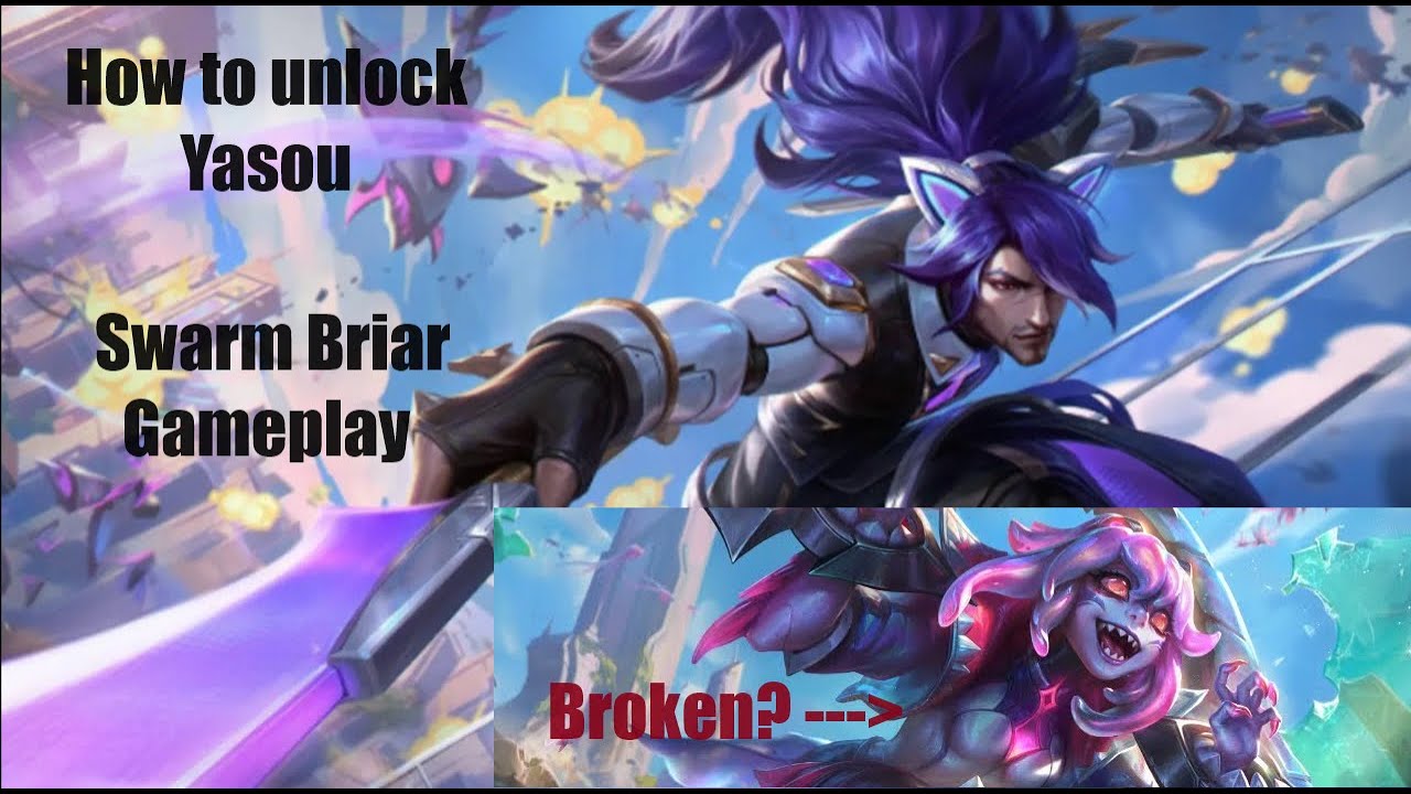BRIAR is INSANE solo! - unlock Yas | Swarm League of Legends New PVE ...