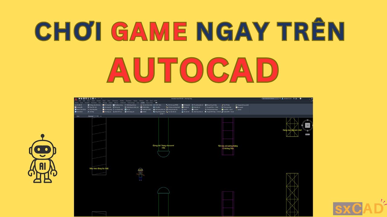 Chơi Game Flappy Bird ngay trên AutoCAD Tại sao không ? - YouTube