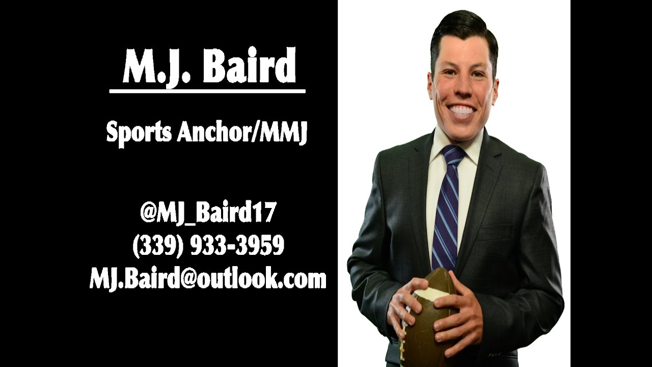 M.J. Baird Sports Reporter/Anchor Reel (January 2025) - YouTube