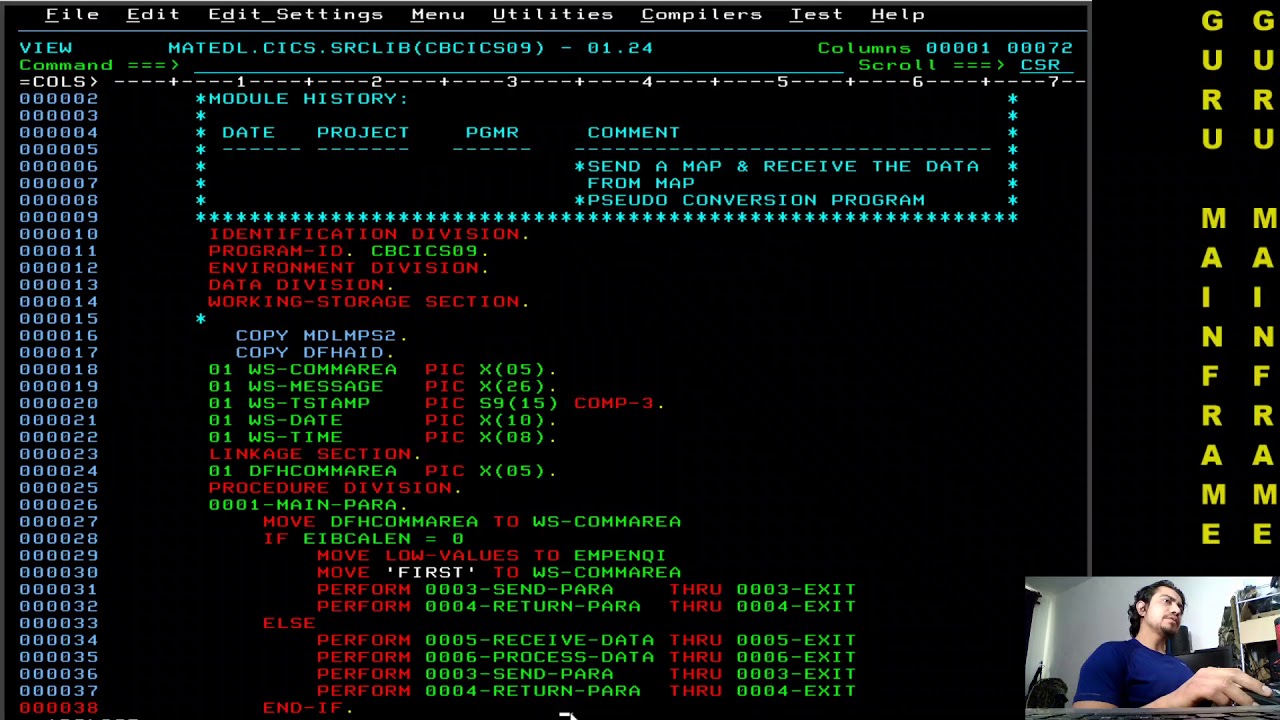 #17 CICS | PROGRAMA CONVERSACIONAL | IBM MAINFRAME - YouTube