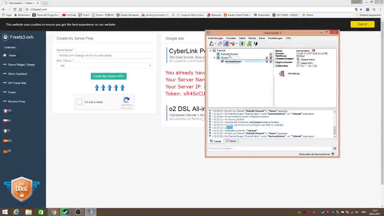 Teamspeak Einrichten/server tutorial - YouTube