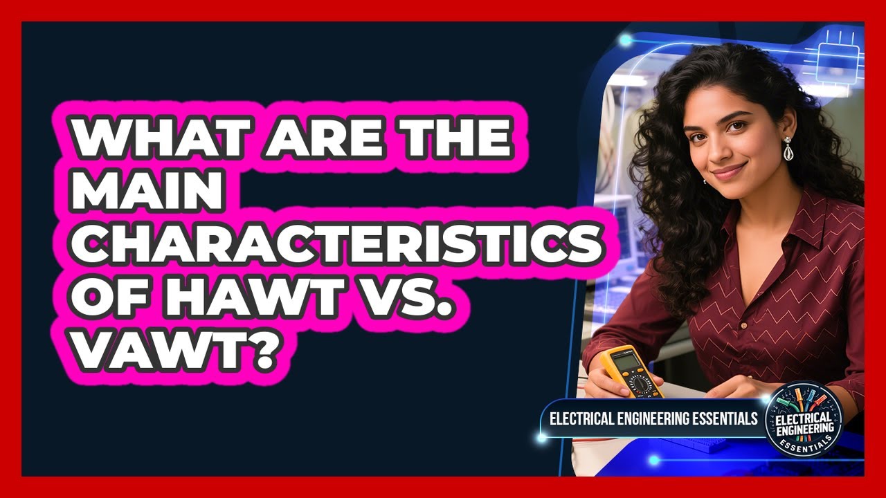 What Are the Main Characteristics of HAWT vs. VAWT? - YouTube