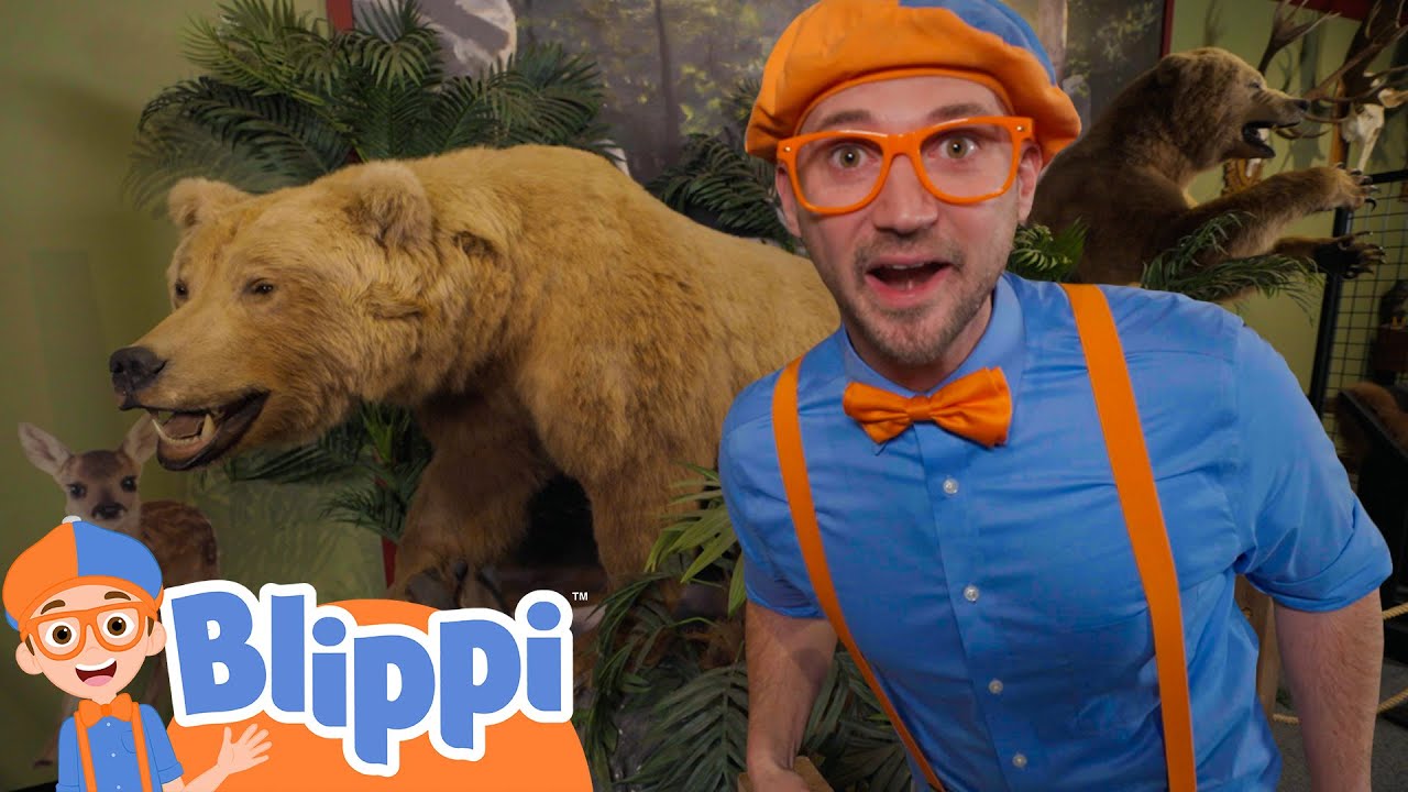 Man vs Bear | Blippi Meets a BIG BEAR! 🐻 | Animals for Kids | Blippi ...