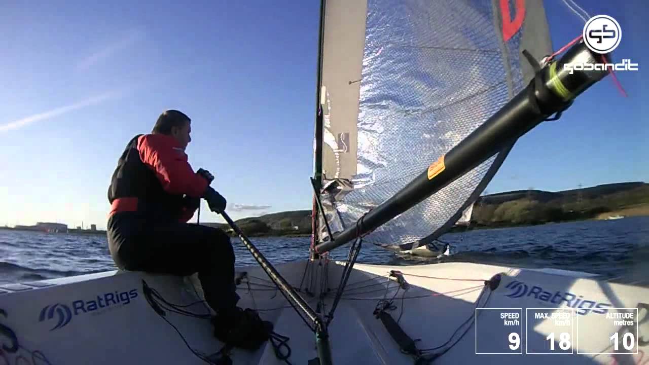 A whole dinghy race in 10 minutes - speed x5 - YouTube