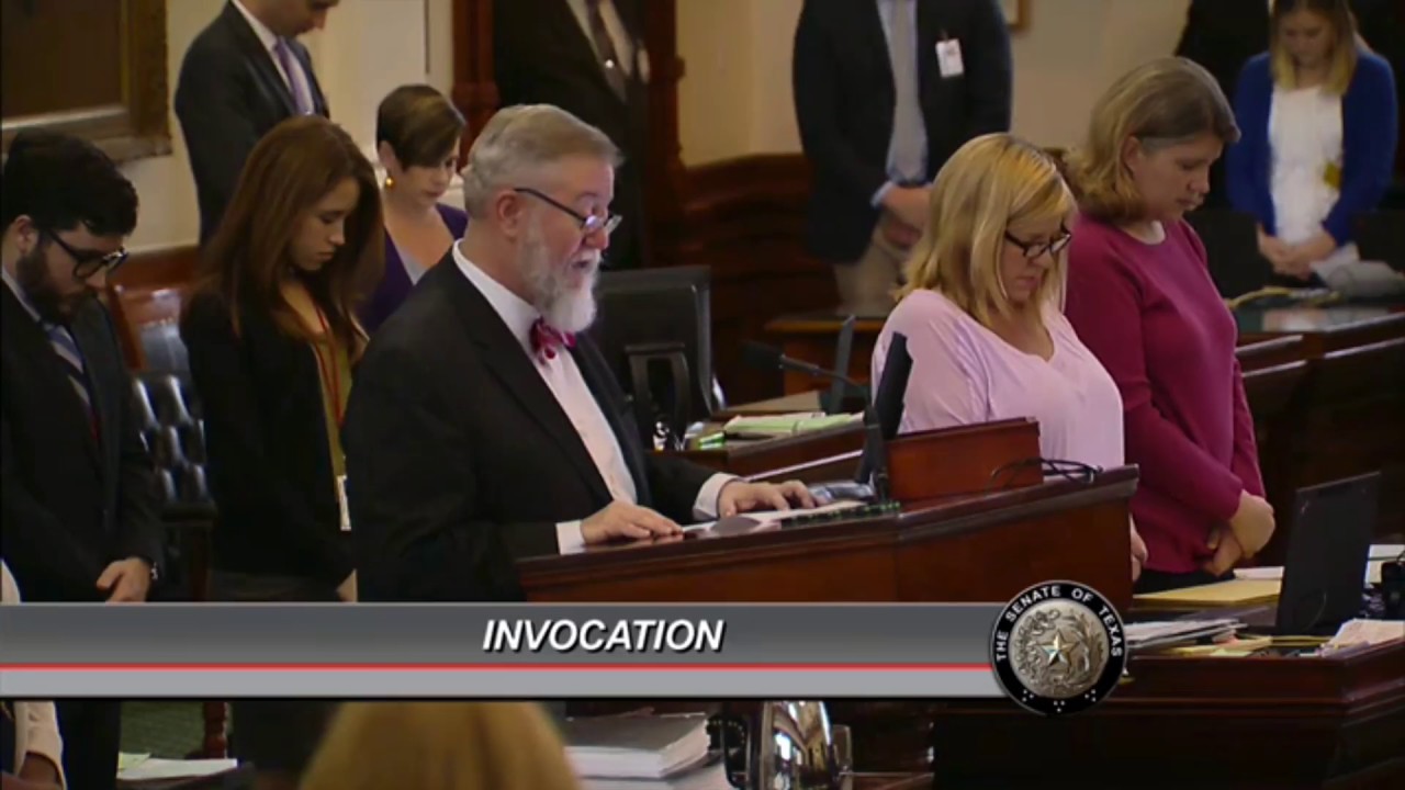 Senate Invocation - Dr. Bruce Baker - May 9, 2017 - YouTube