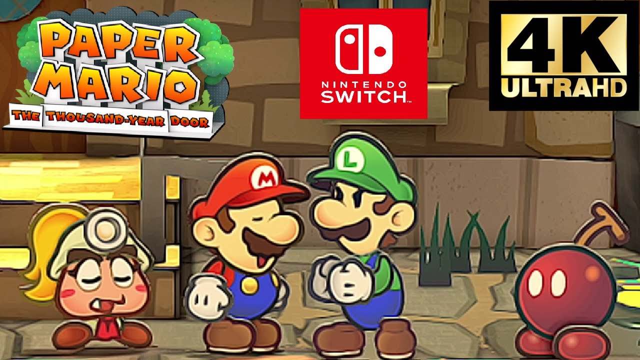 Paper Mario The Thousand-Year Door Remake - Post Chapter 3 (4K) - YouTube