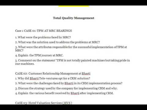Explain the TPM journey at MRC - YouTube