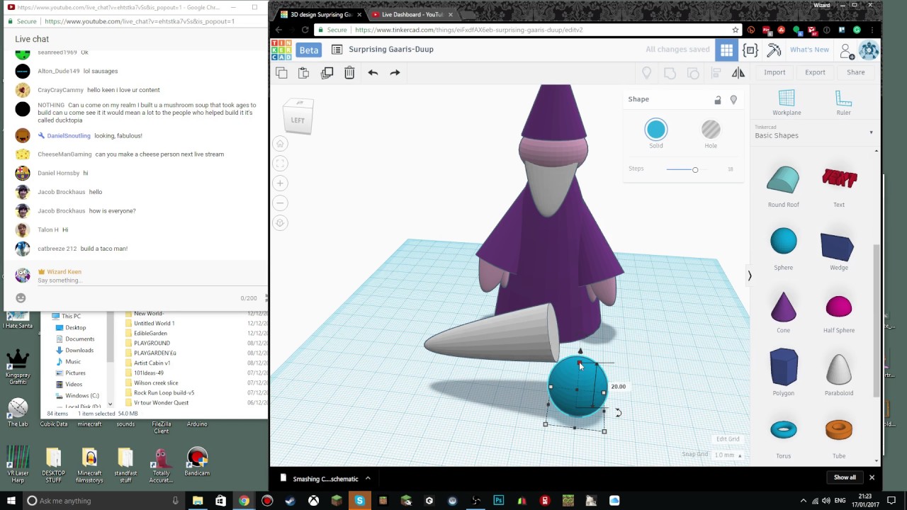 Wizard Keen - Minecraft and Tinkercad and MCedit - YouTube