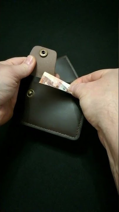 портмоне мужское для водителя, making a leather front pocket wallet ...