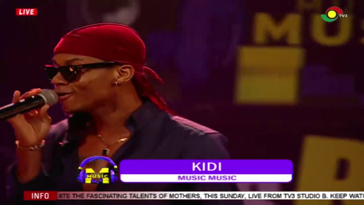 KiDi'S FULL PERFORMANCE ON TV3 MUSIC MUSIC - YouTube