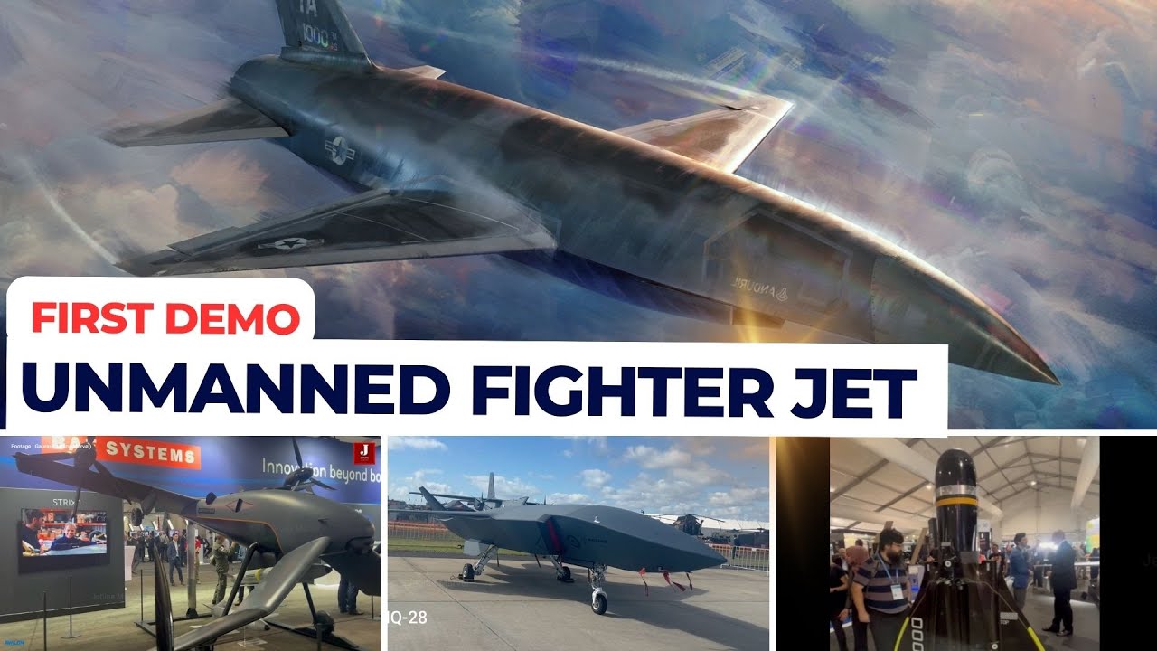 Future Unmanned Fighter Jets Unveiled at Avalon Airshow 2025 - YouTube