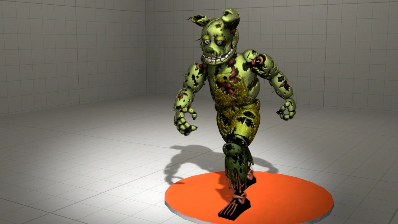 Springtrap walk cycle - YouTube