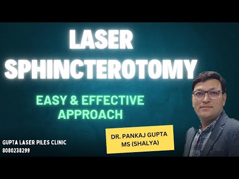 How to do Laser Sphincterotomy in ch.fissure in ano uploaded By Dr ...