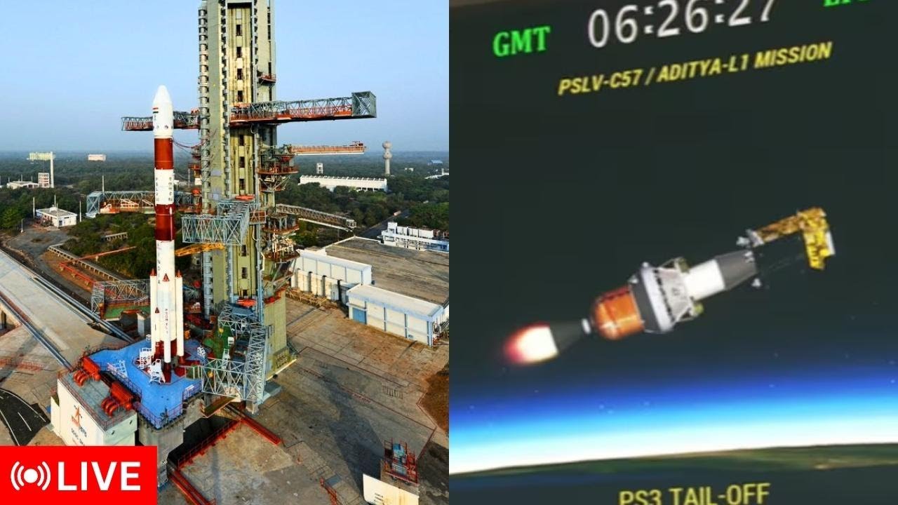 ISRO's PSLV C57 | Aditya L1 Mission Launch | Sriharikota | #isro #live ...