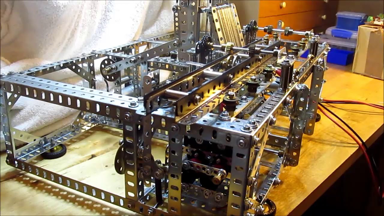 Meccano Scarf Factory WIP 01 041119 - YouTube