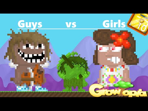 Growtopia- Guys vs Girls - YouTube