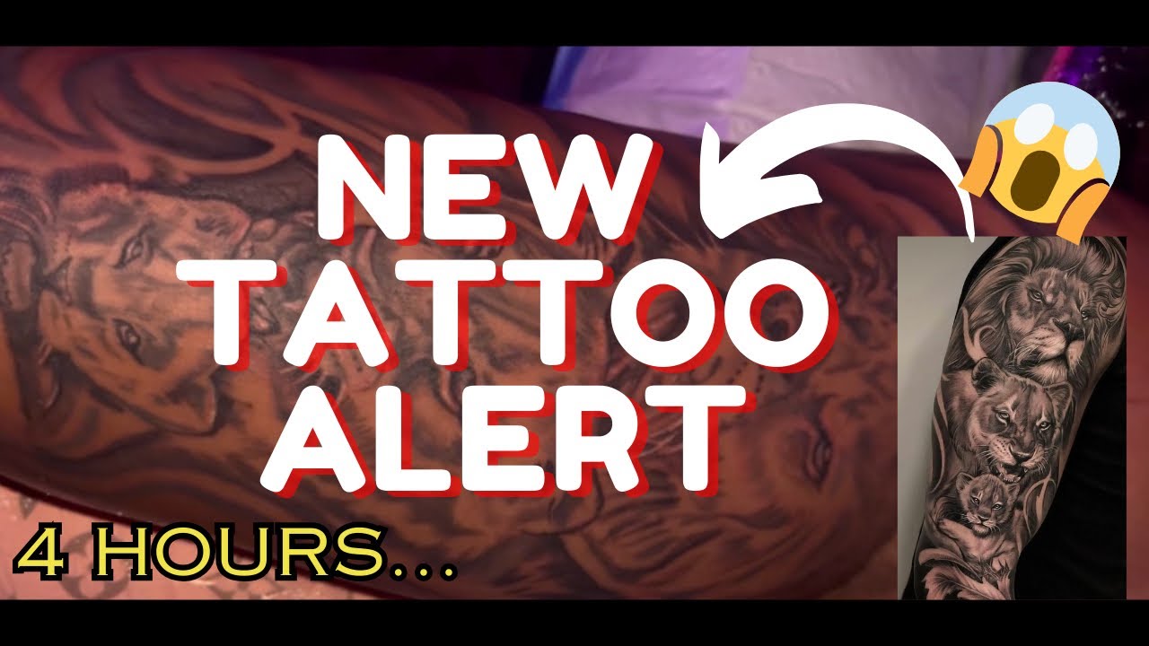 4 HOUR LONG quarter sleeve tattoo !? - YouTube