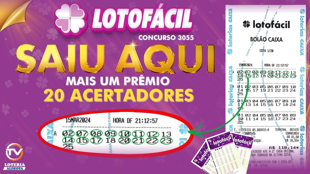 PAGAMOS PRÊMIO NOVAMENTE LOTOFÁCIL 3055😱 CONFIRA RESULTADO E GANHADORES ...