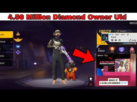 Free Fire 4.56 Million Diamond Winner Uid? | 4.56 Million diamond Owner ...