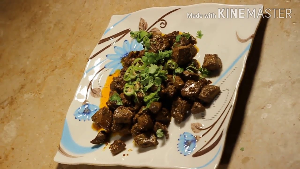 Bakre ki kaleji ki recipe! Soft & Tasty dhaba style main 😋!How to make ...