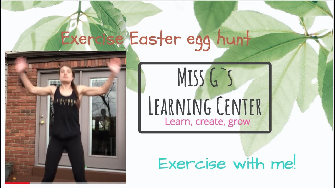 Exercise Easter egg hunt - YouTube