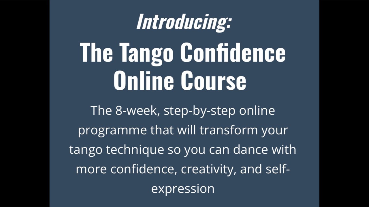 The doors for the Confidence Online Course are NOW OPEN - YouTube