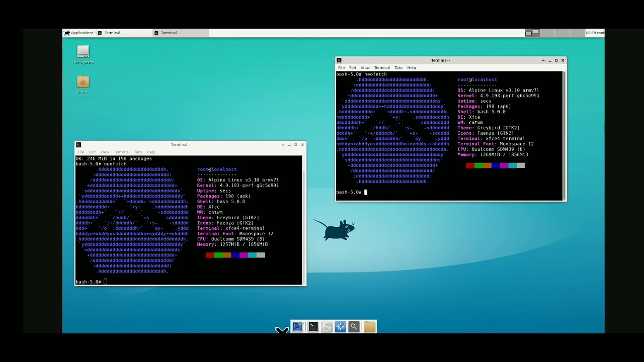 andronix | android | alpine linux gui - YouTube