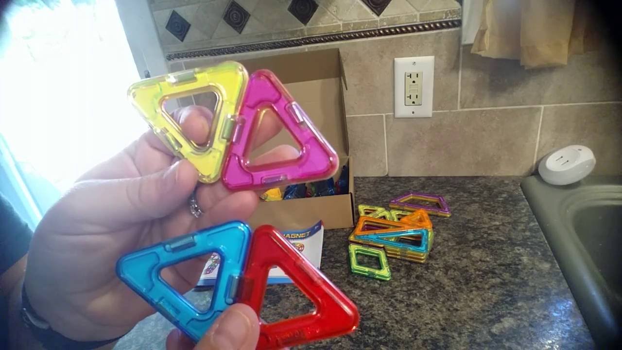 Quadpro Magnetic Building Blocks+Car accessories - YouTube
