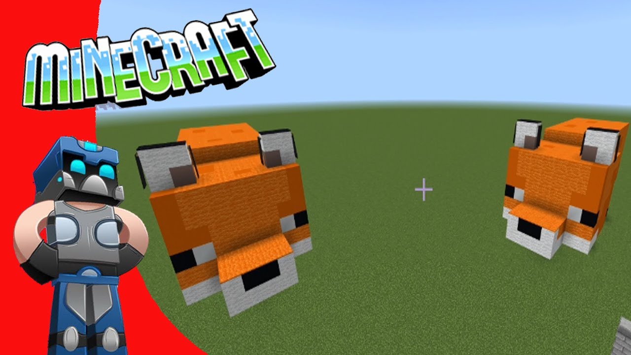 Minecraft: Como hacer Zorro 3D Tutorial - YouTube