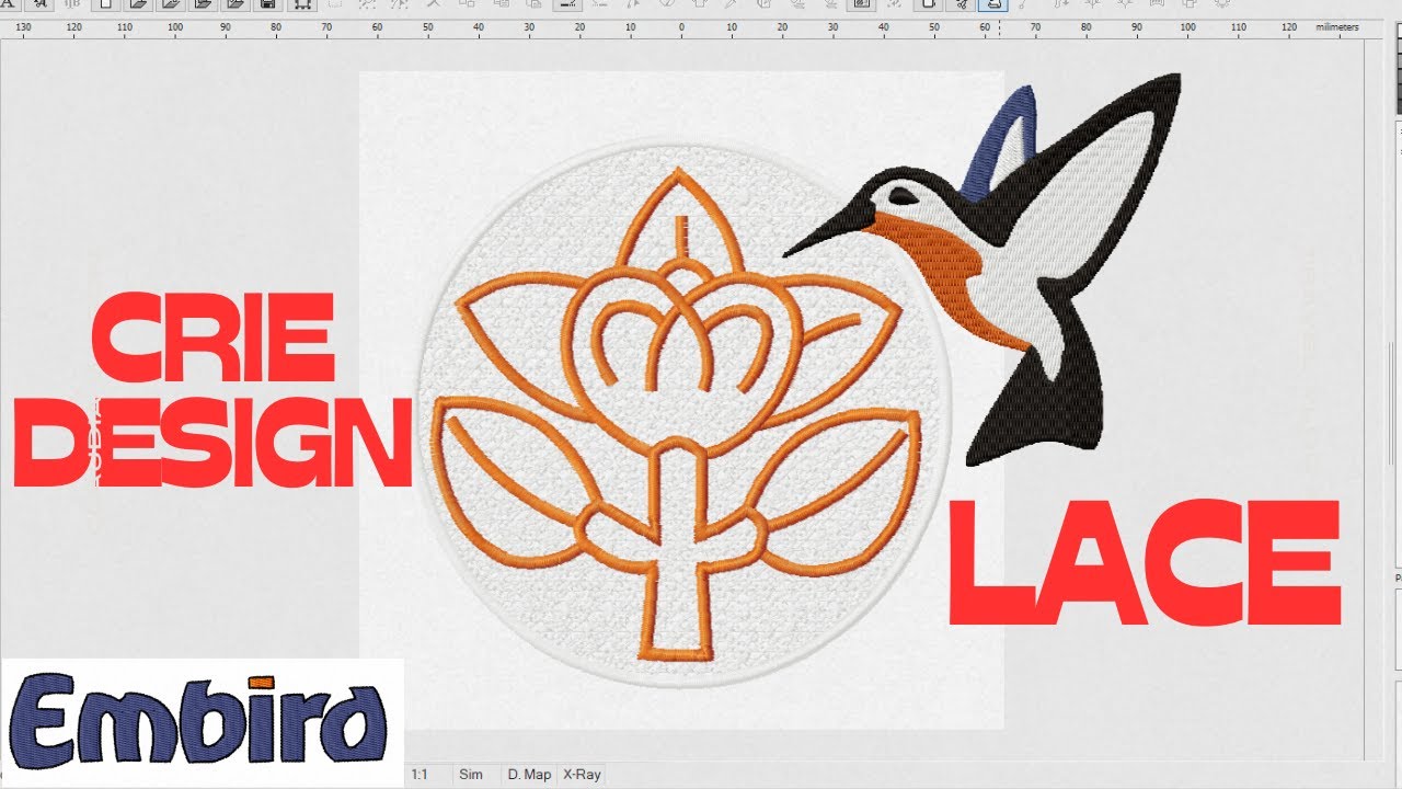EMBIRD- Design LACE Como Construir no Embird ? - YouTube