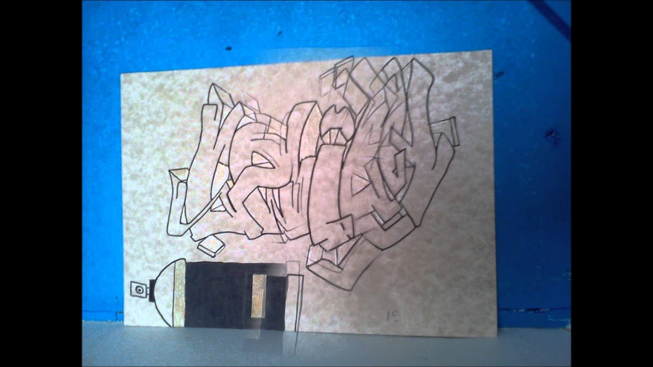 Graffiti "LeiLA" // Step By Step - YouTube
