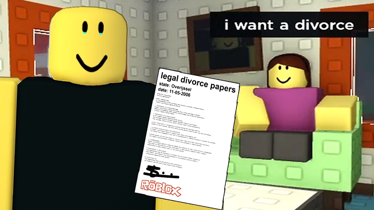 Roblox get divorced at 3 am 😭 - YouTube