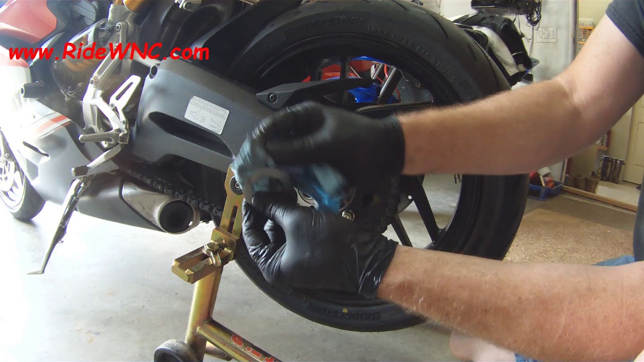 Ducati 959 Rear Wheel Install - YouTube