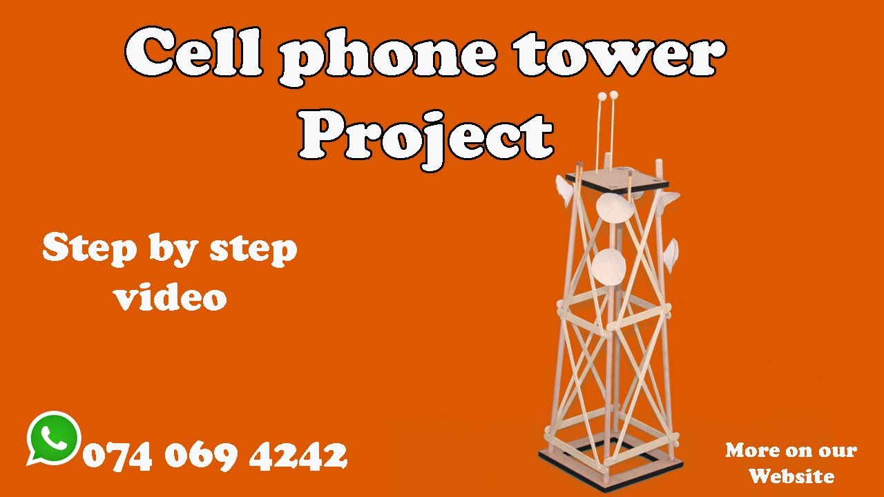 Cell phone tower project / Selfoontoring projek - YouTube