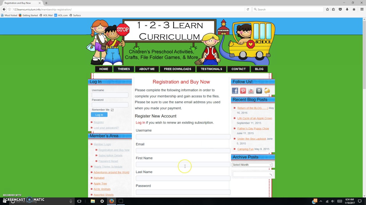 How to purchase 123 Learn Curriculum Membership - YouTube