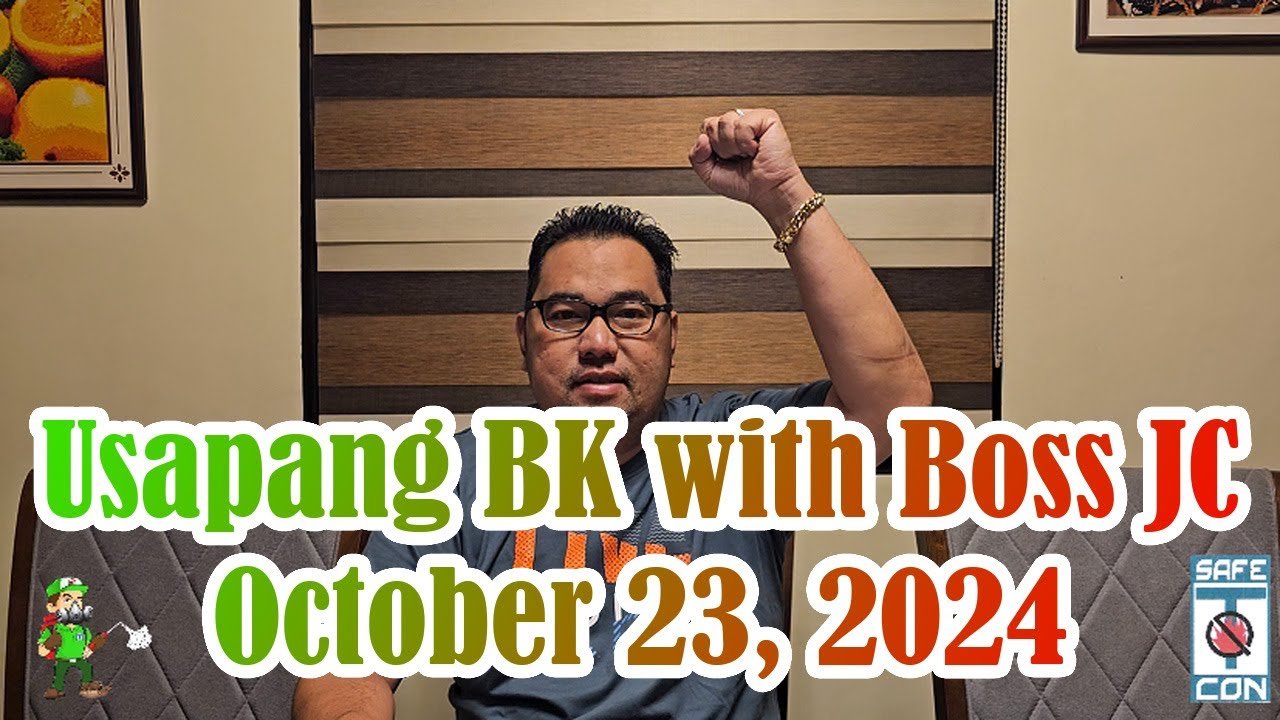 Usapang BK with Boss JC: October 23, 2024 - YouTube