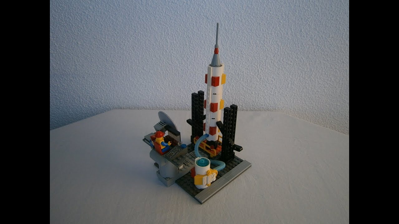 Lego City : Space Rocket Launcher MOC - Second Launch - YouTube